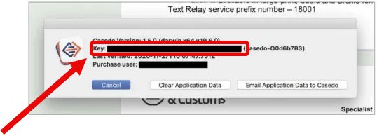 How do I find my License Key? | Casedo | Work Better